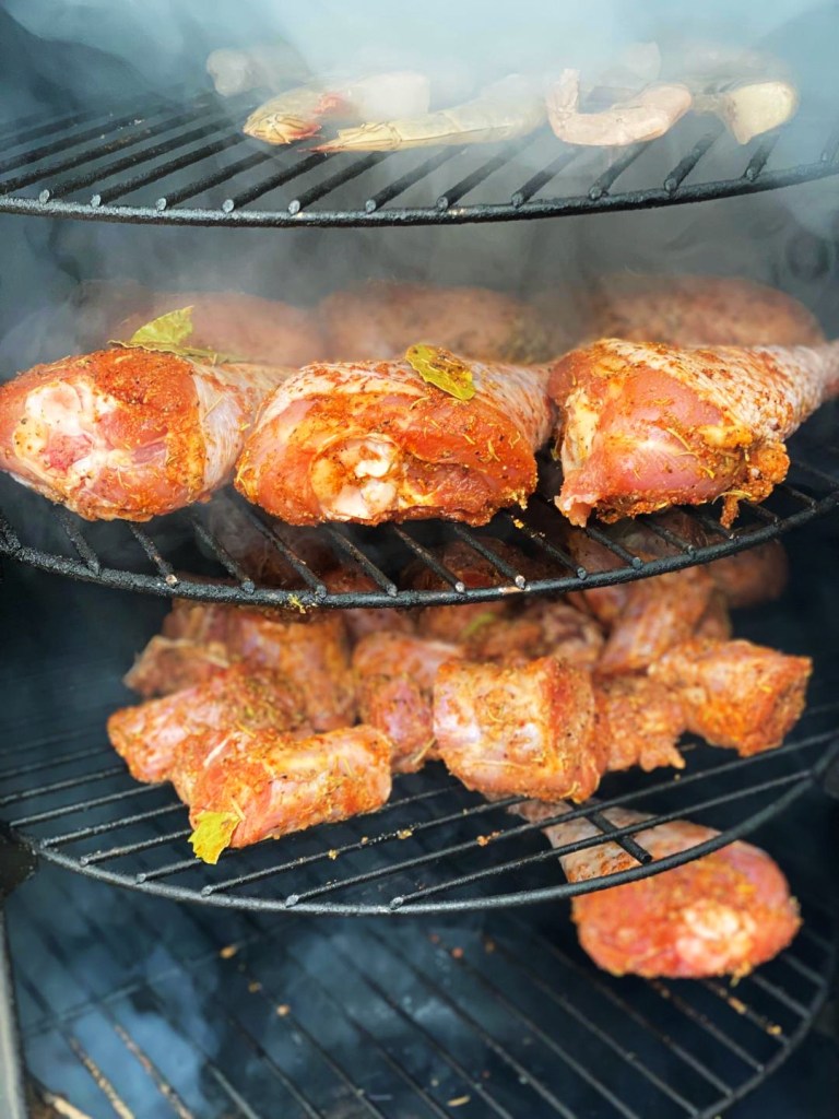 Hickory Smoked Turkey Legs Two And A Knife Marissa Bolden