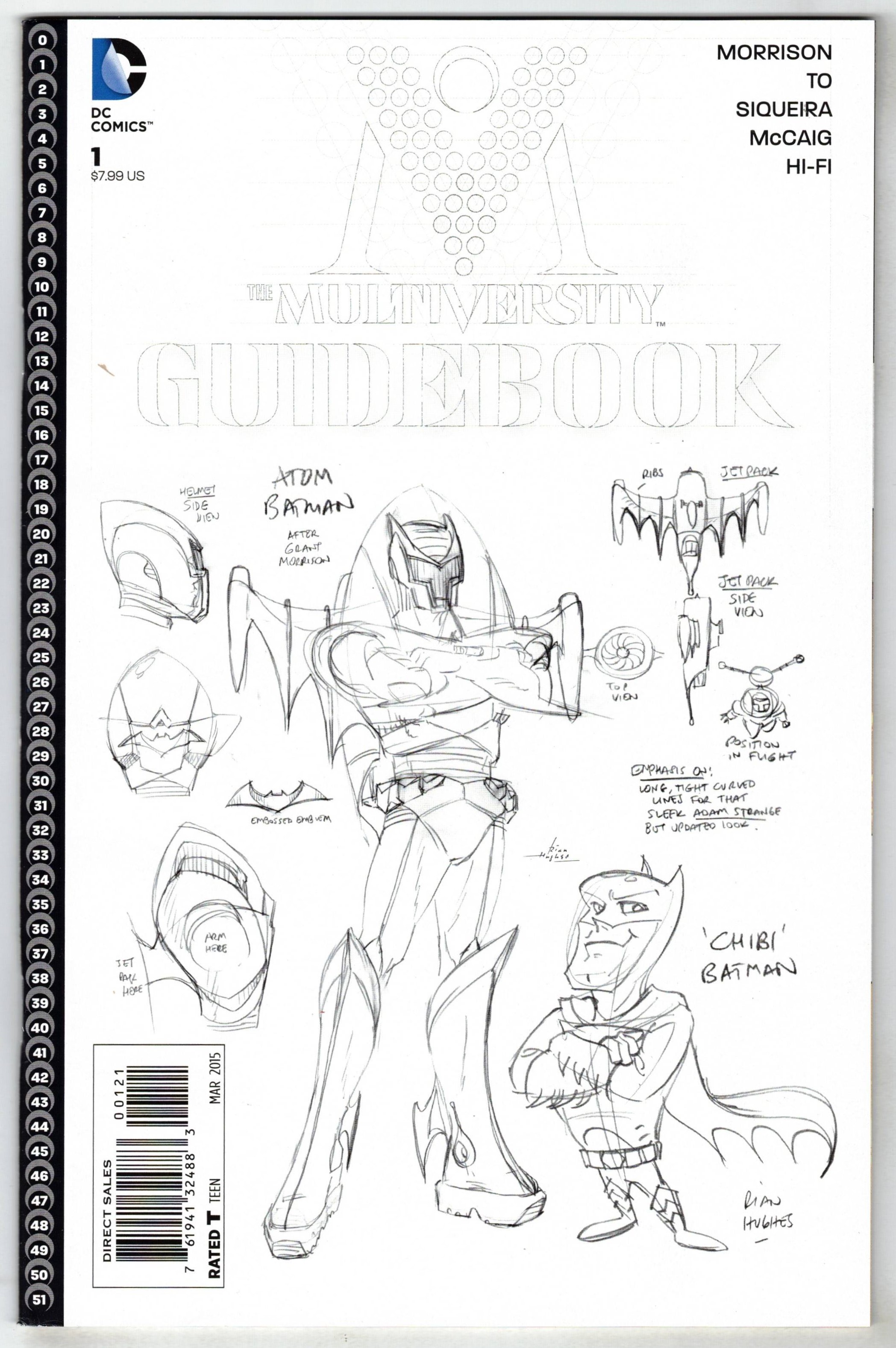 Multiversity Guidebook 1 110 Rian Hughes Bandw Sketch Variant Dc 2015