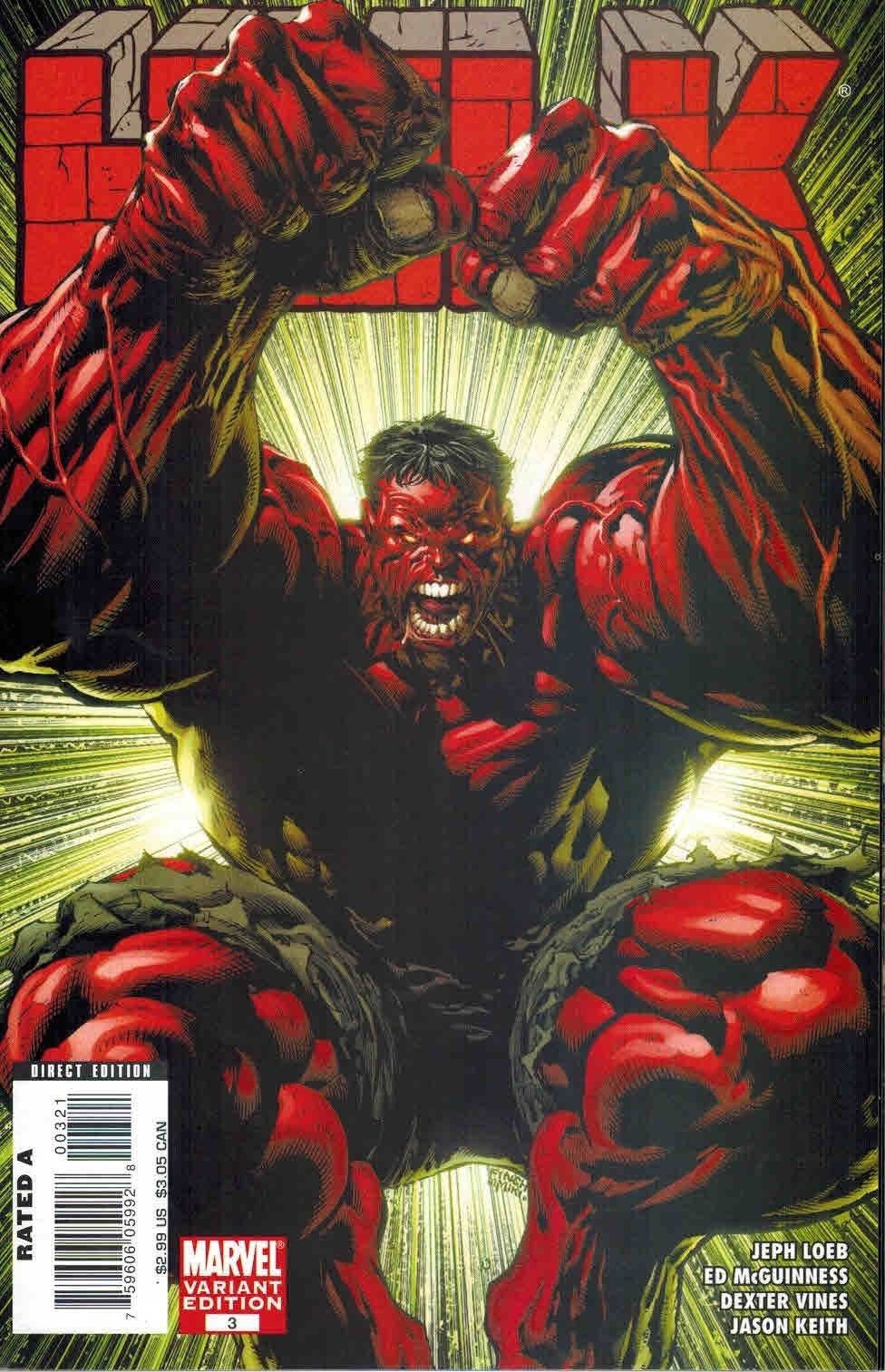 Hulk 3 David Finch Variant Ultimate Comics