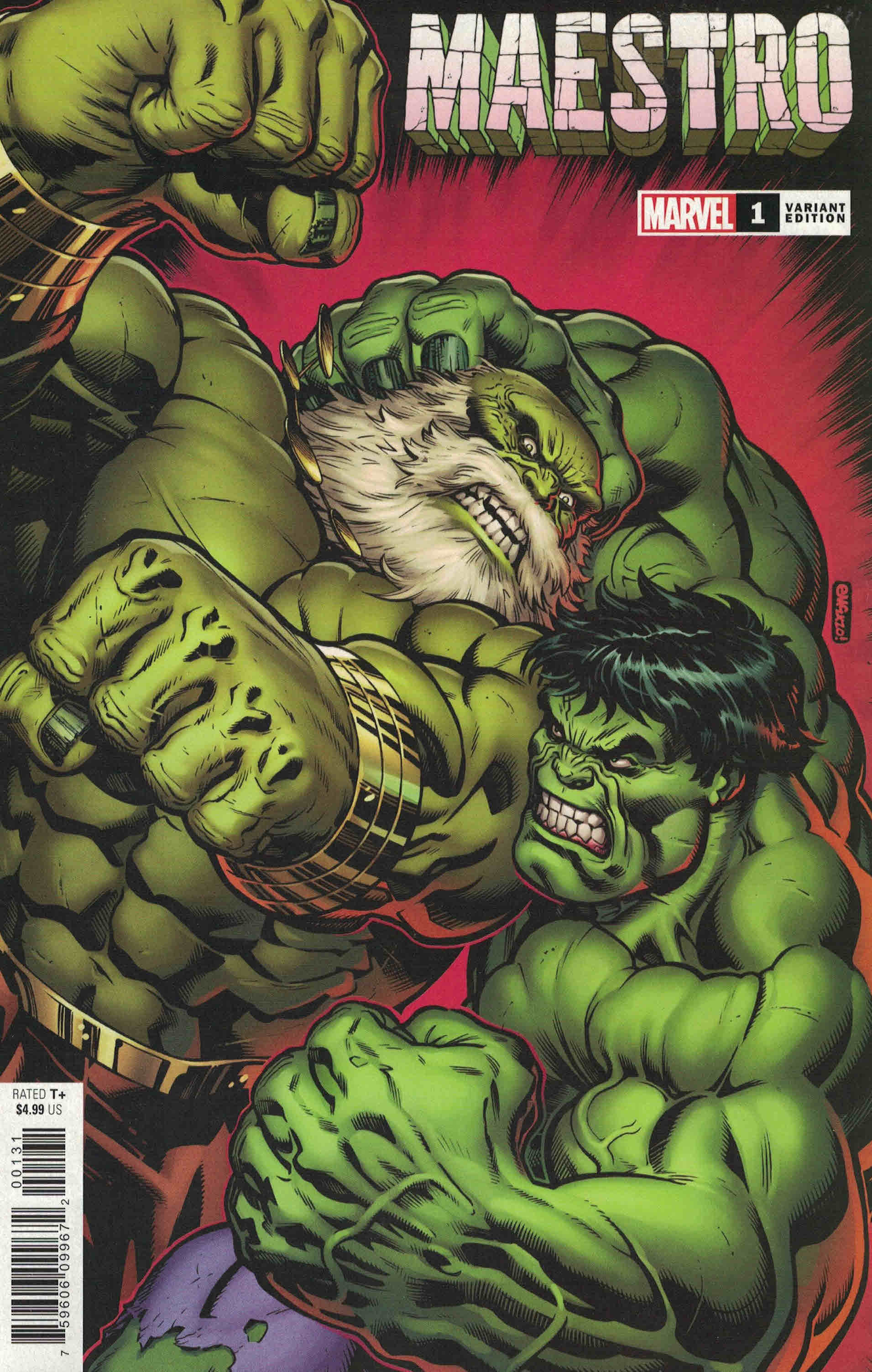 Maestro 1 150 Ed Mcguinness Incredible Hulk Variant Marvel 2020