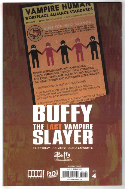 Buffy The Last Vampire Slayer 4 150 Rebelka Sunnydale Variant Boom