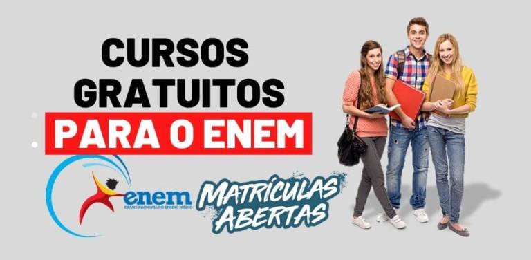 16 Cursos Gratuitos Online Para Fazer E Se Dar Bem No Enem Clique Aqui