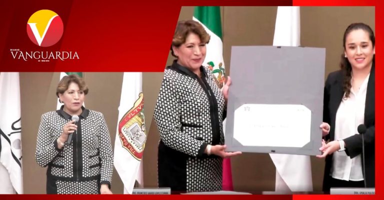 Delfina Gómez Gobernadora Electa Del Edomex Recibió Constancia De Mayoría