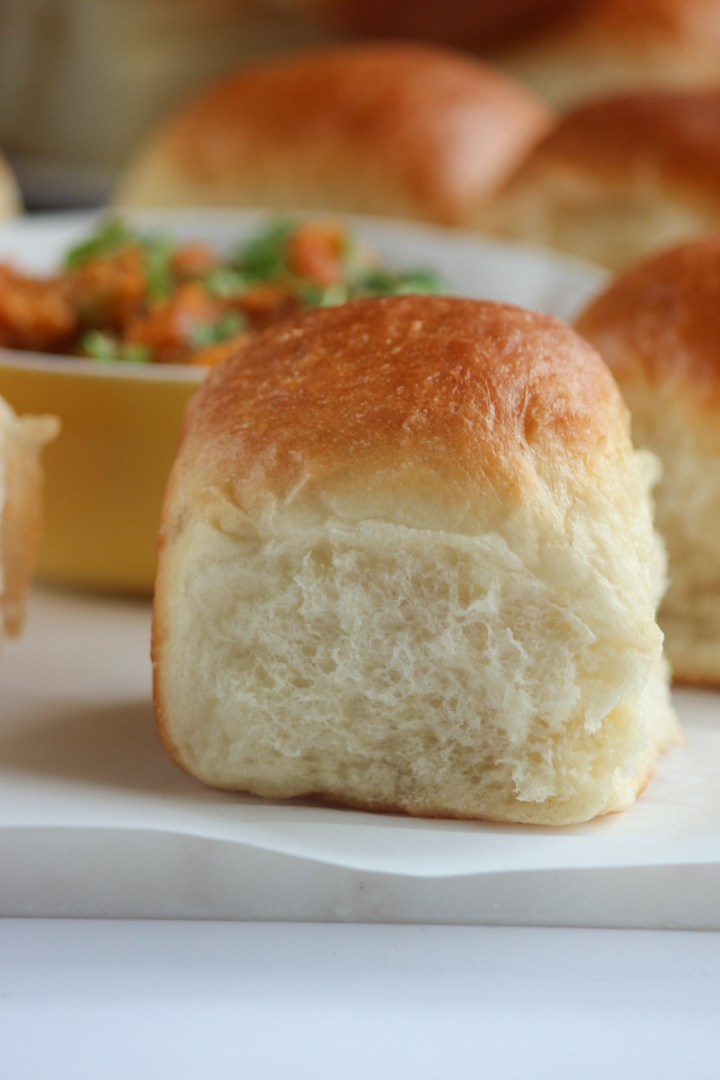 Pav Ladi Pav Eggless Dinner Rolls Vege Home Cooking