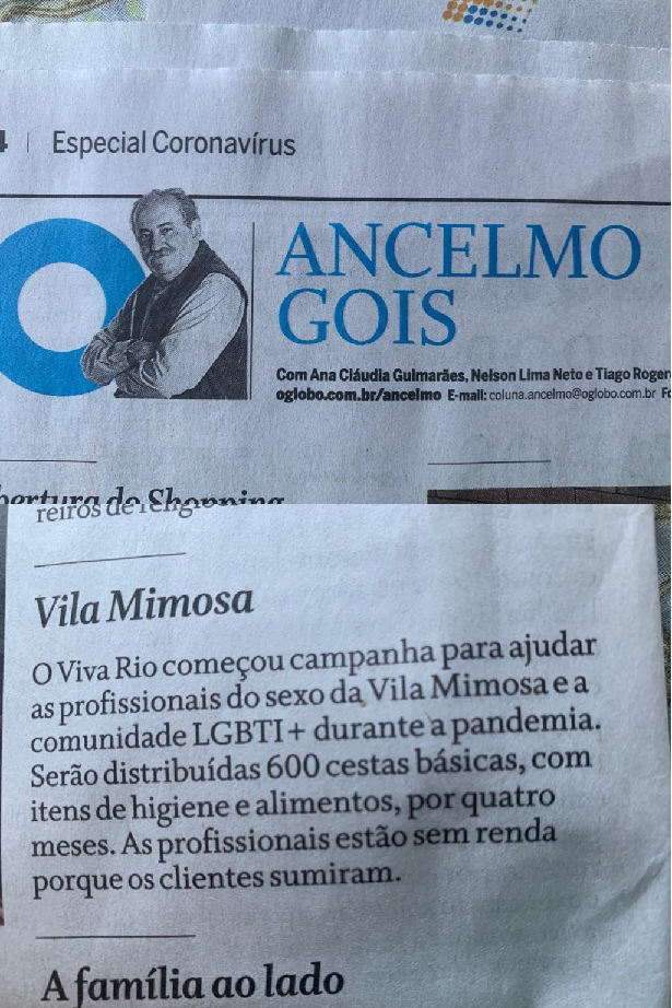 Jornal O Globo Viva Rio