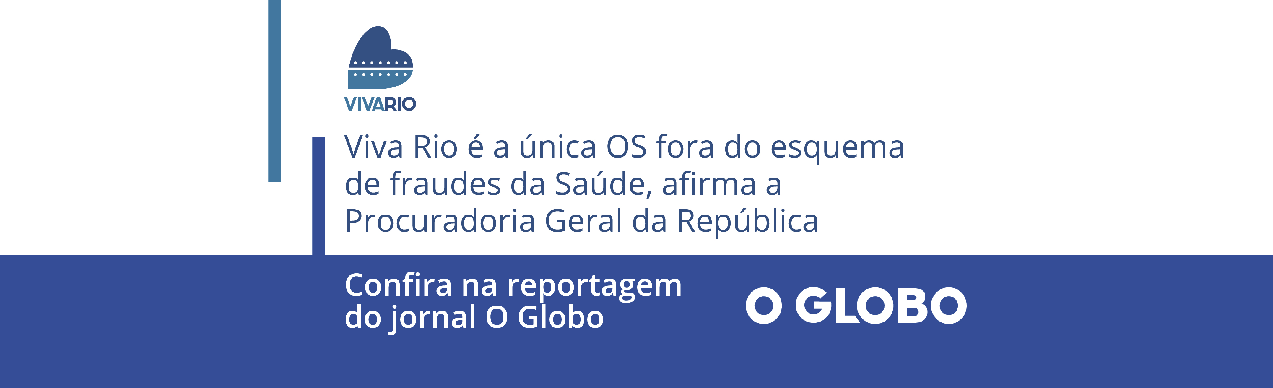 Banner O Globo Viva Rio