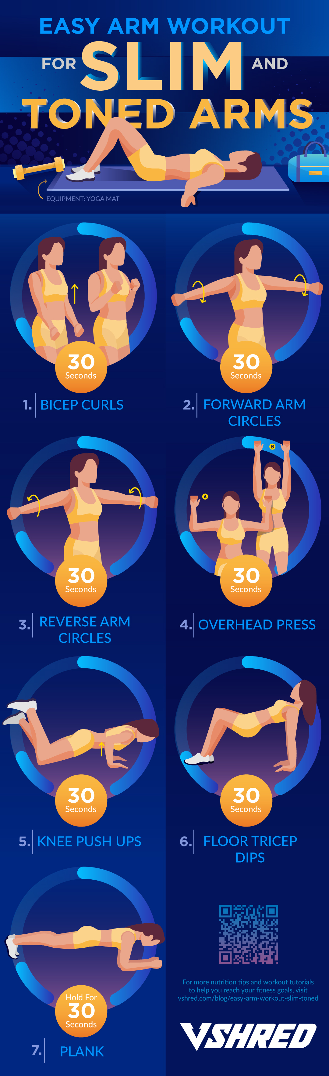 Easy Workout For Arms Exercises At Home For Arms 21 Arm Workouts With