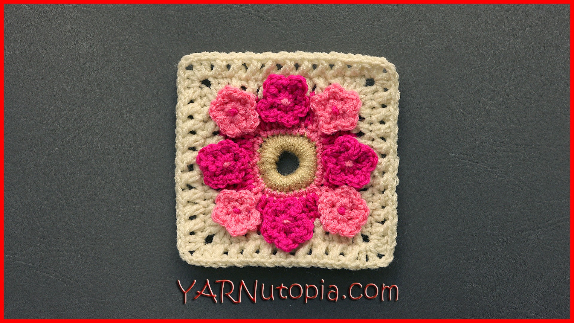 Crochet Tutorial Flower Bunch Granny Square Yarnutopia And More