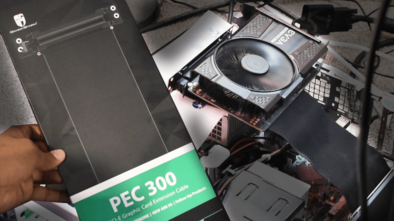 Deepcool Pcie 16x Riser Pec 300 Unboxing And Install Ystech