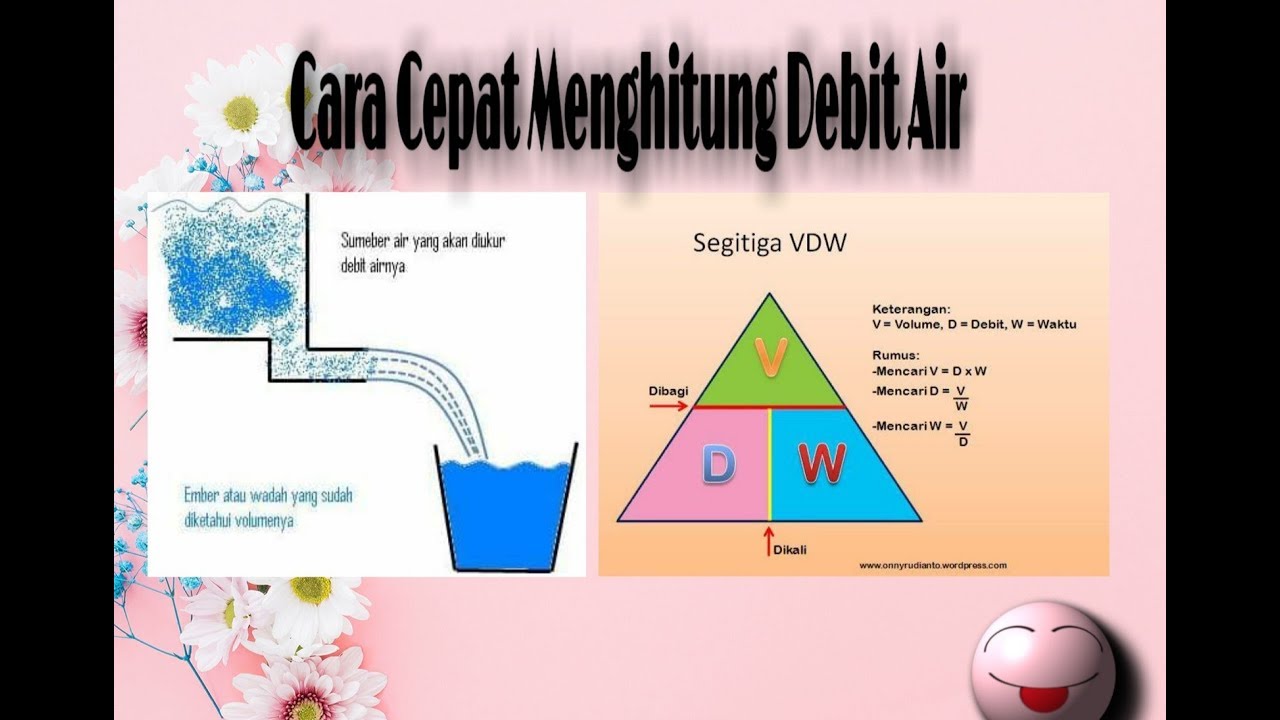 Contoh Soal Menghitung Debit Air Sungai Cara Menghitung Rumus Debit Air