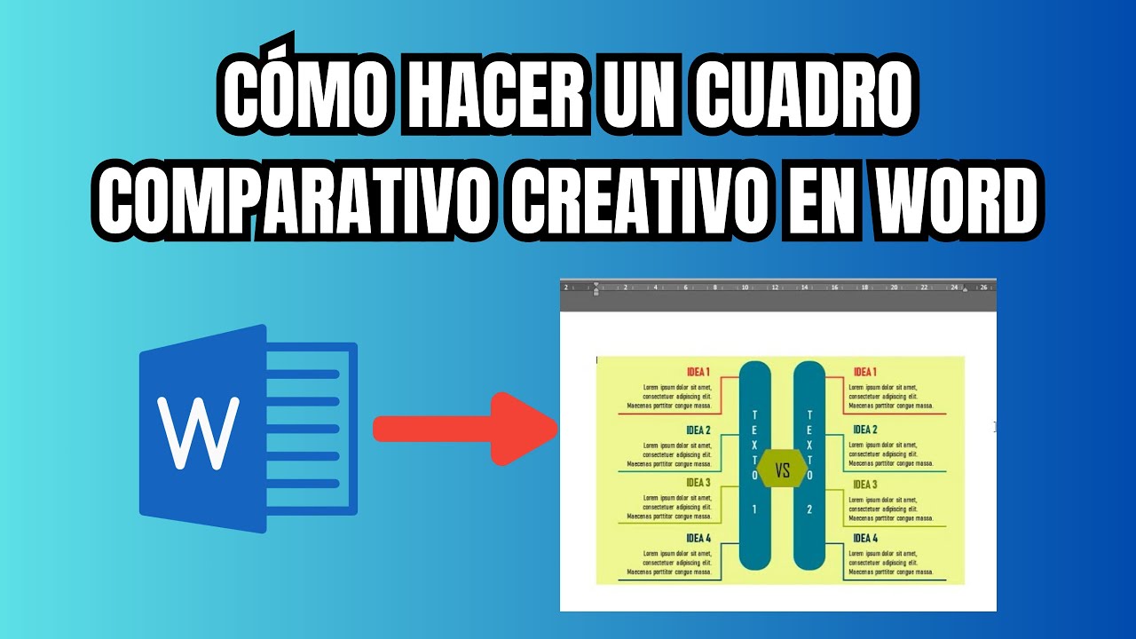 Como Hacer Un Cuadro Comparativo En Word Facilmente Rainy Weathers