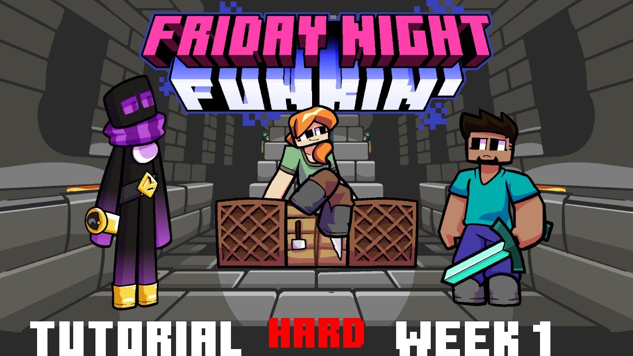 Friday Night Funkin Steve Alex Vs Enderman Dad Minecraft Edition Fnf