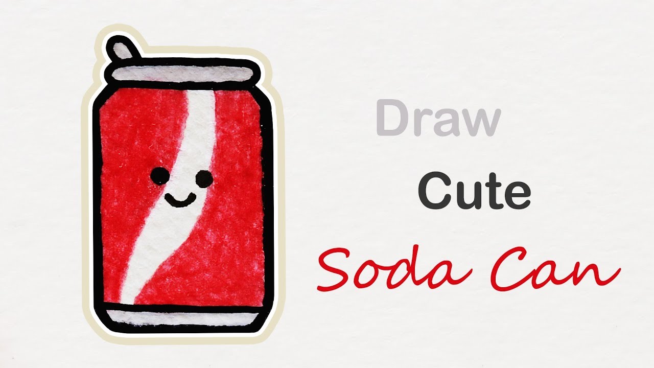 How To Draw Cute Drinking Soda Easy Drawing Step By Step Draw Cute