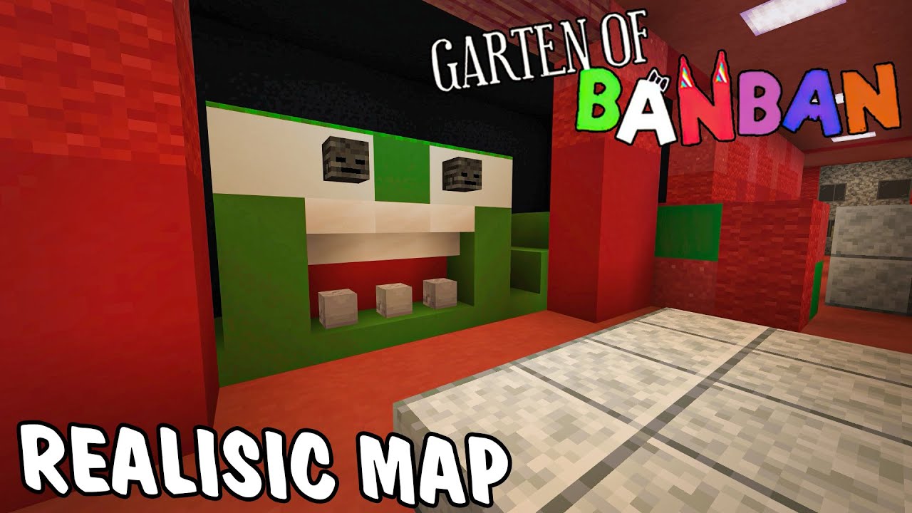 New Full Gameplay Garten Of Banban Chapter 4 Realistic Map For Mc