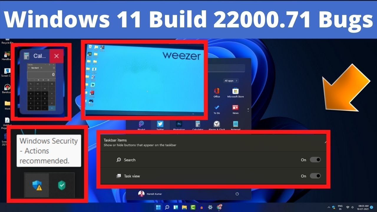 Windows 11 Insider Preview Build 22000 71 Kb5004745 B