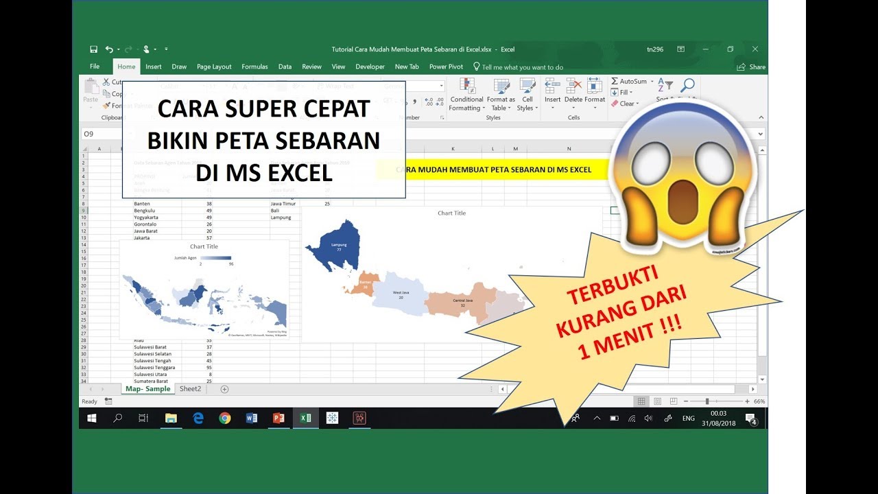 Cara Nak Buat Peta Di Excel Estherknoepetty