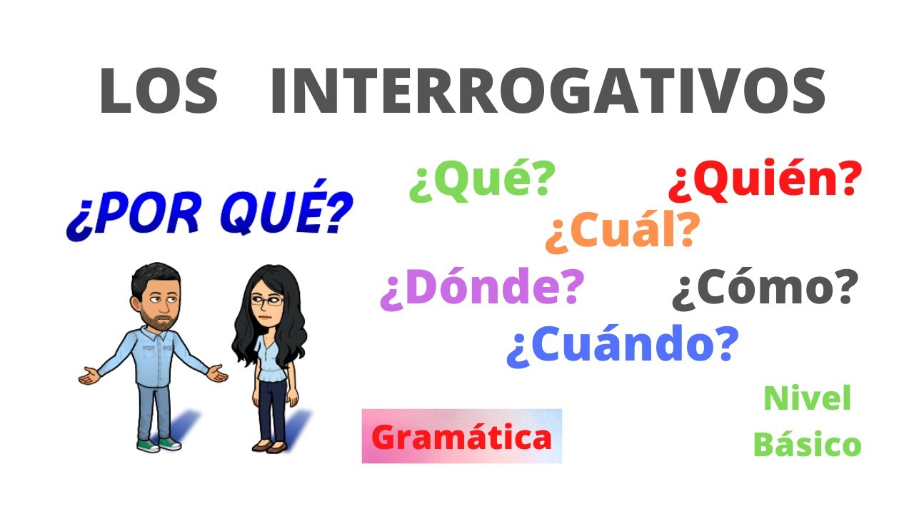 Pronombres Interrogativos Que Como Cual Cuanto Resepkuini