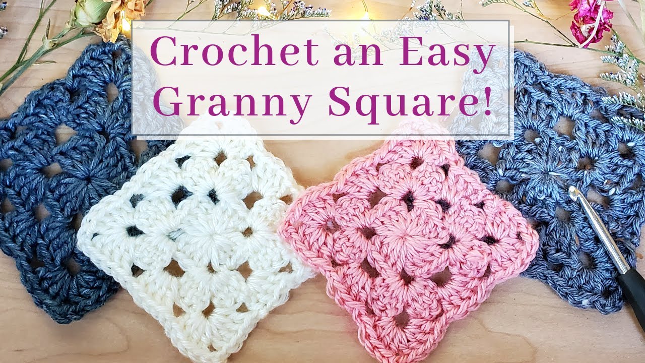 How To Crochet The Farmhouse Granny Square Easy Tutorial Otosection