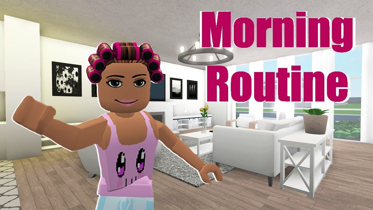 Basic Sister S Morning Routine On Roblox Bloxburg Roblox Bloxburg