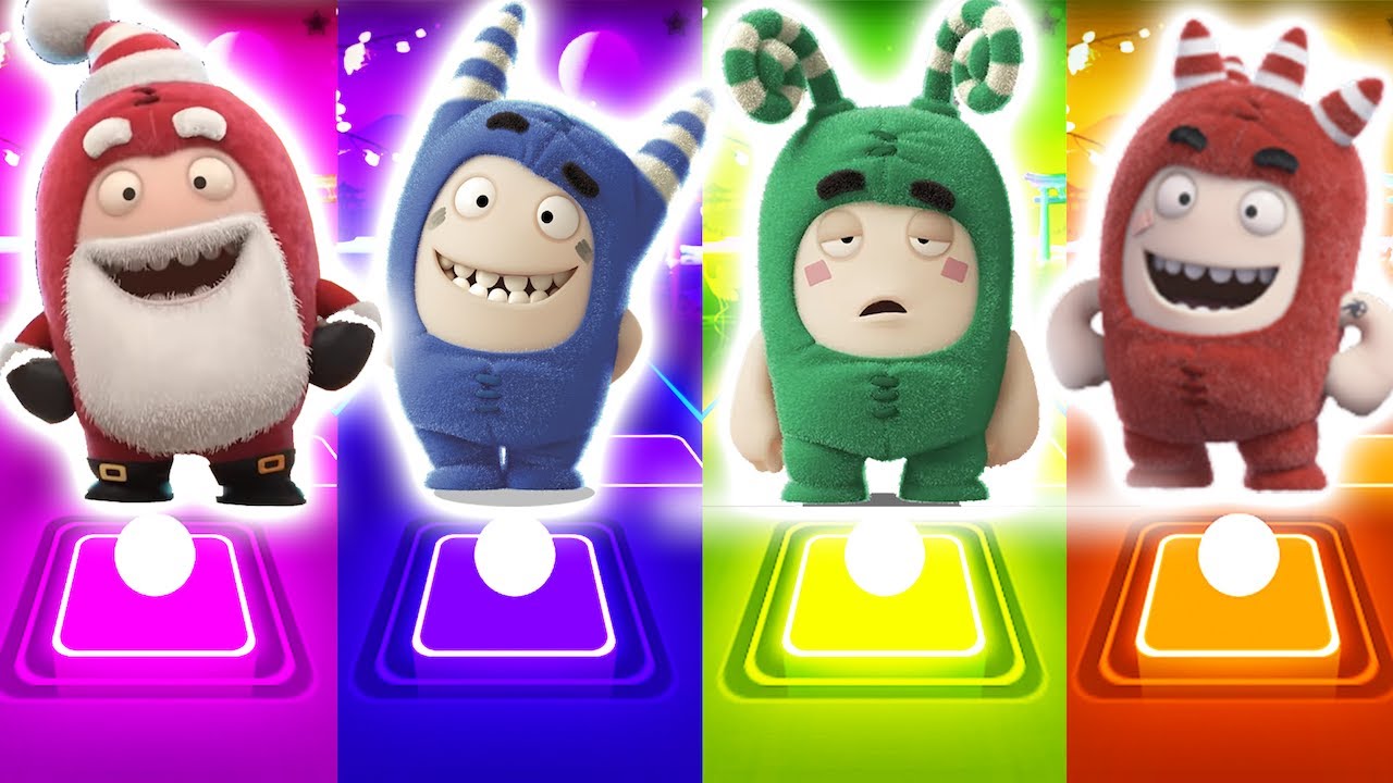 Oddbods Fuse Vs Oddbods Slick Vs Oddbods Jeff Vs Oddbods Pogo Tiles Hop