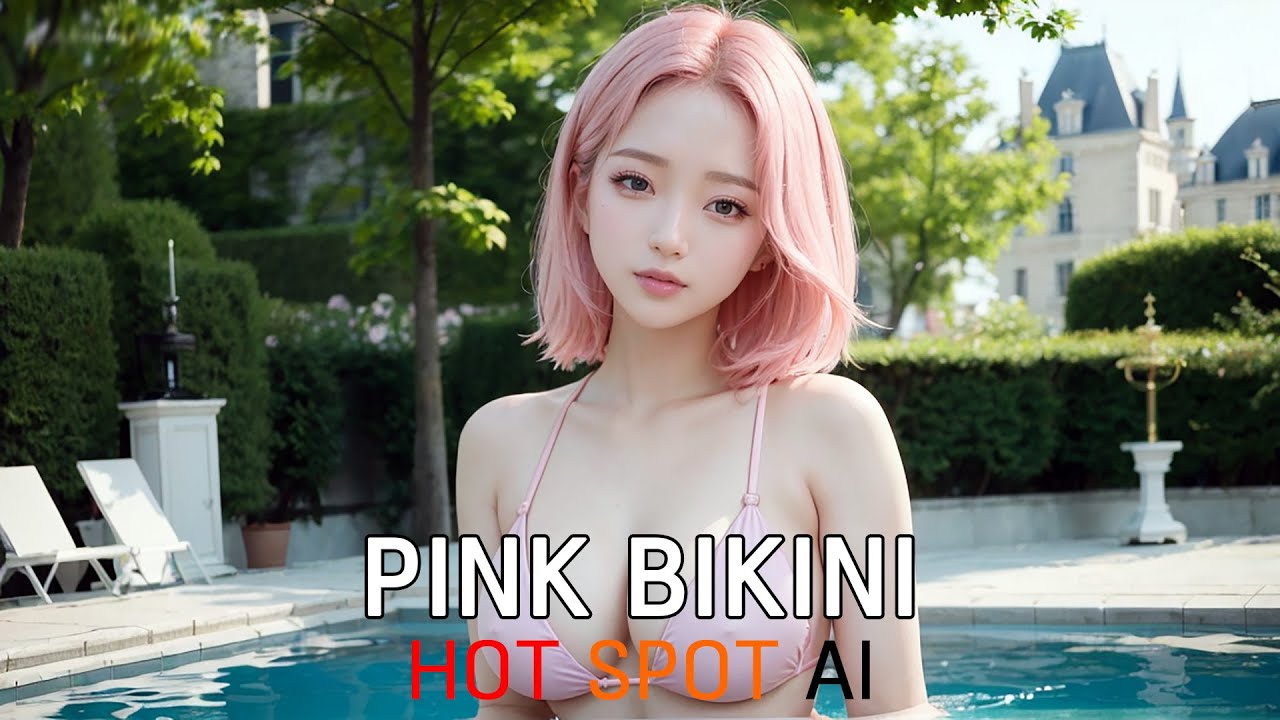 Pink Bikini Ai Art Lookbook Ai Beauties 핑크 비키니 Ai 룩북 그림 실사 Otosection