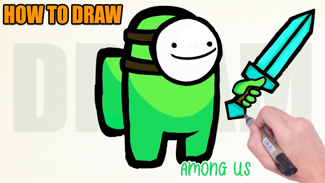 How To Draw Dream X Among Us Otosection