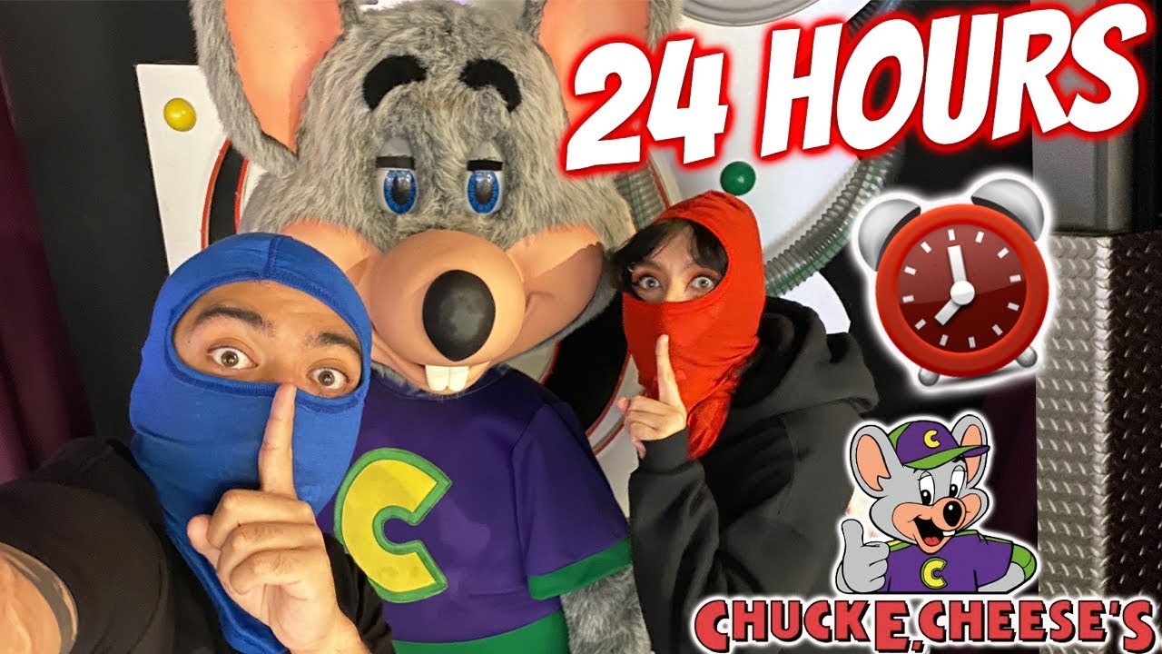 24 Hour Overnight In Chuck E Cheese Arcade Creepy You