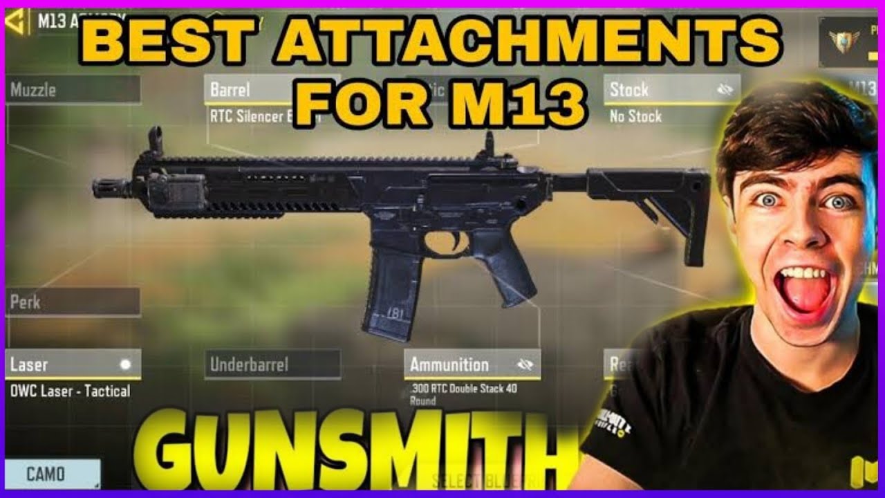 M13 Best Gunsmith Loadout Fast Ads 0 Recoil M13 Best Attachments Season