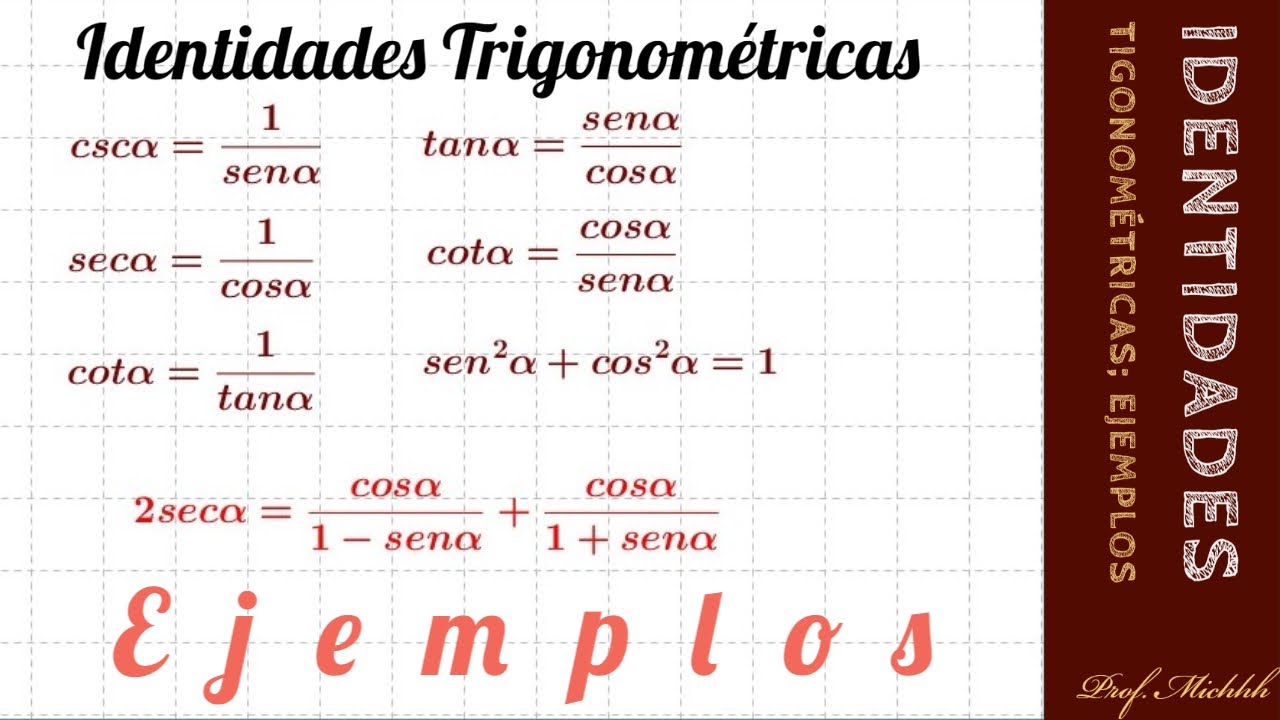 Uso De Las Identidades Trigonometricas Ejemplo 3 Otosection