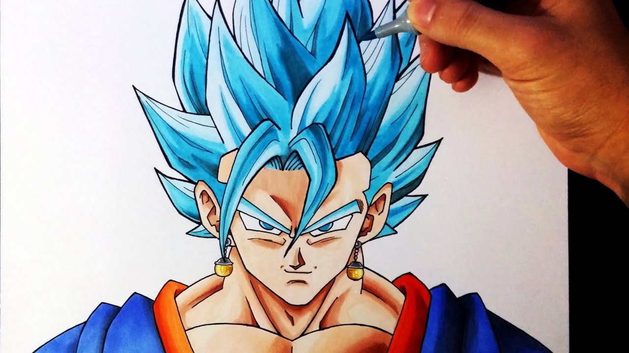 Como Dibujar A Goku Ssj Dios Azul How To Draw Goku Ss