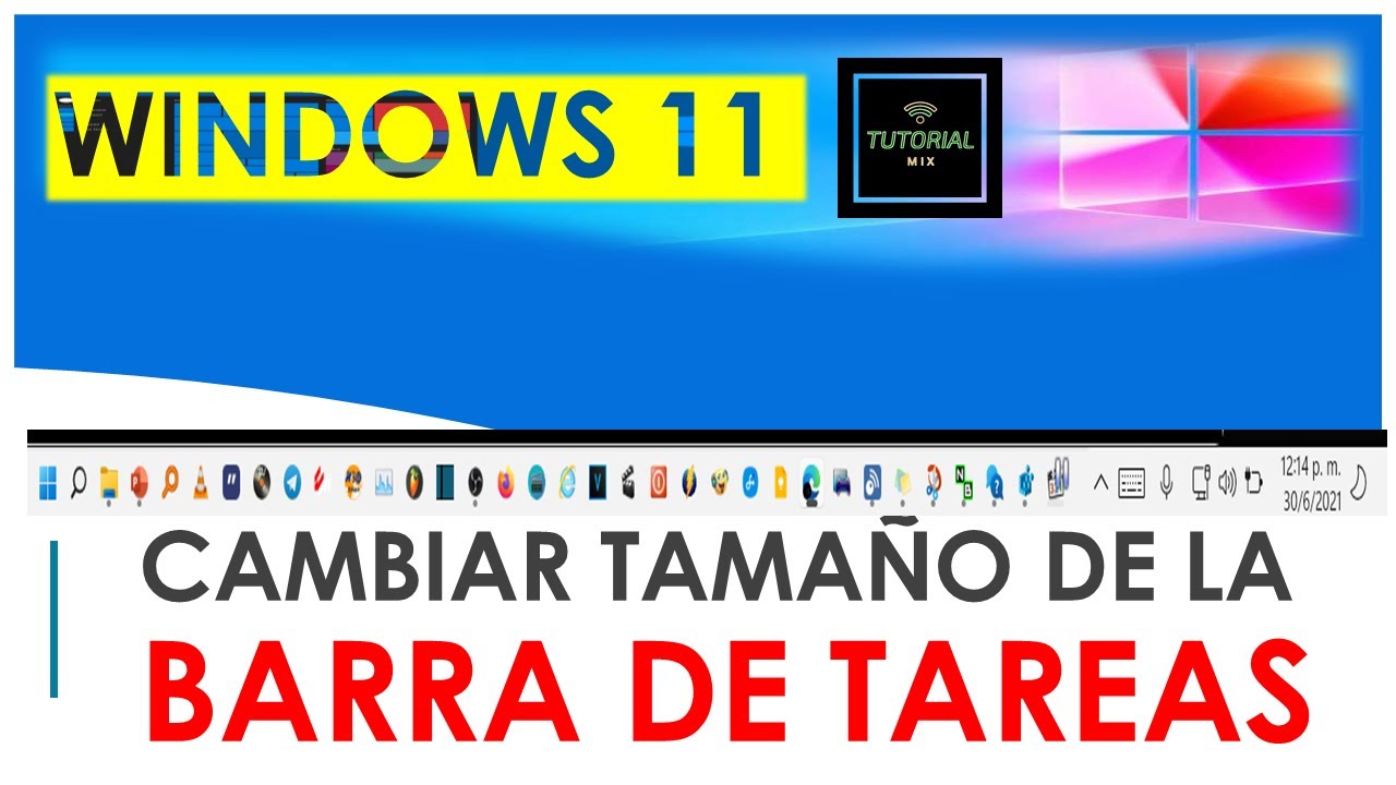 Como Cambiar El Tamano De La Barra De Tareas En Windows 11 Usando El