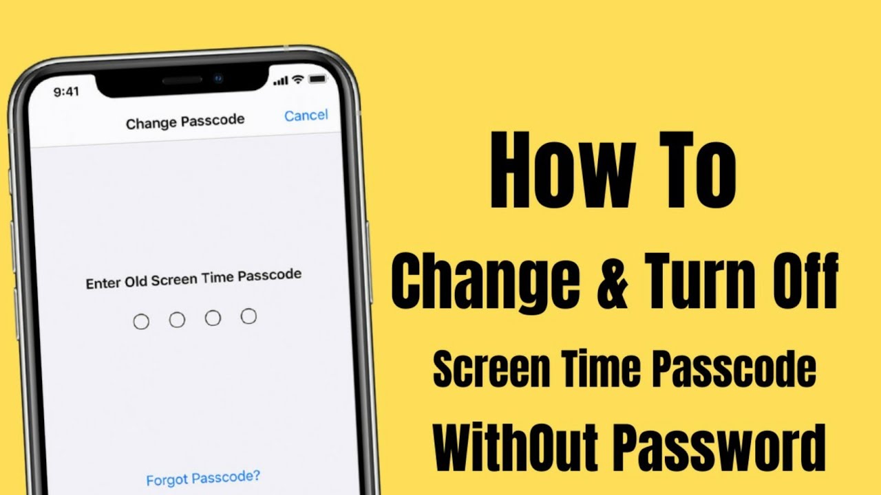 How To Turn Off Screen Time Without A Passcode Or Password Apple Tech