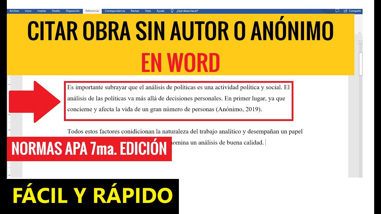 Como Citar Y Hacer Bibliografia De Tesis Tesina O Monografia Con