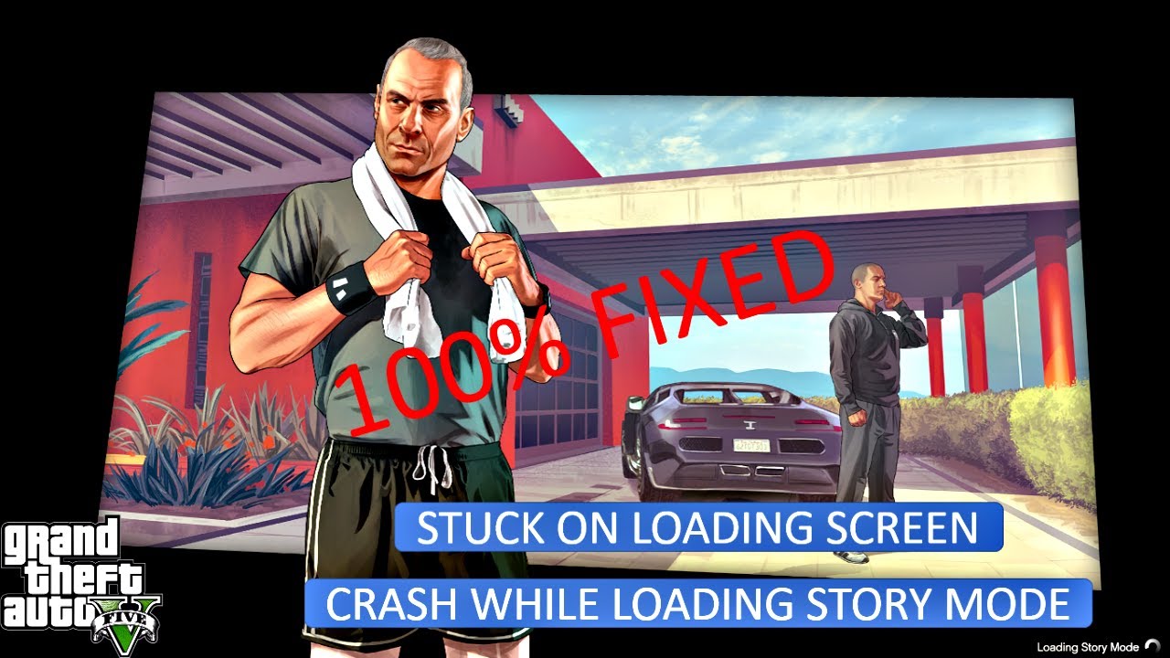 How To Fix Gta 5 Infinite Loading Screen Fix Gta V Stuck Crash On