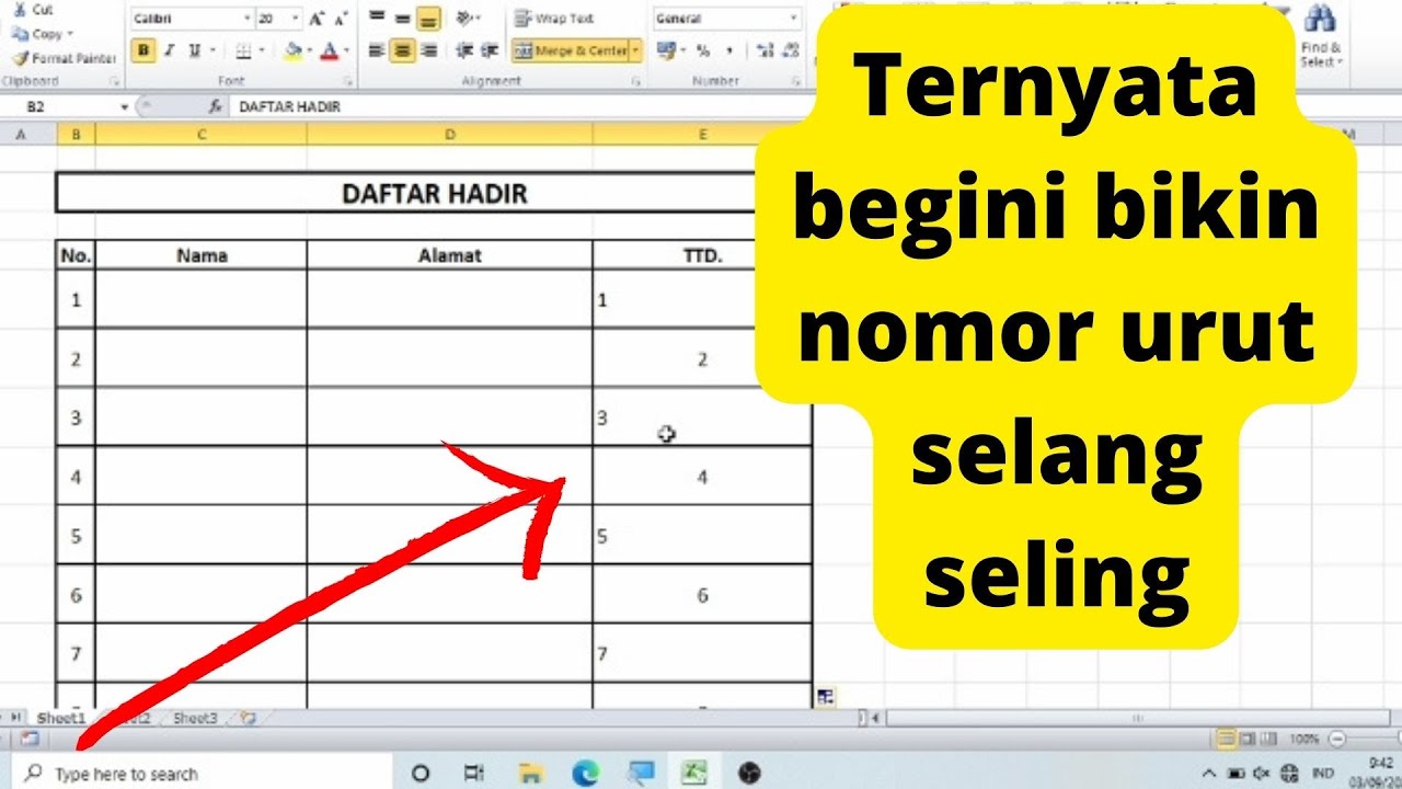 Cara Membuat Selang Seling Warna Kolom Pada Excel Hon