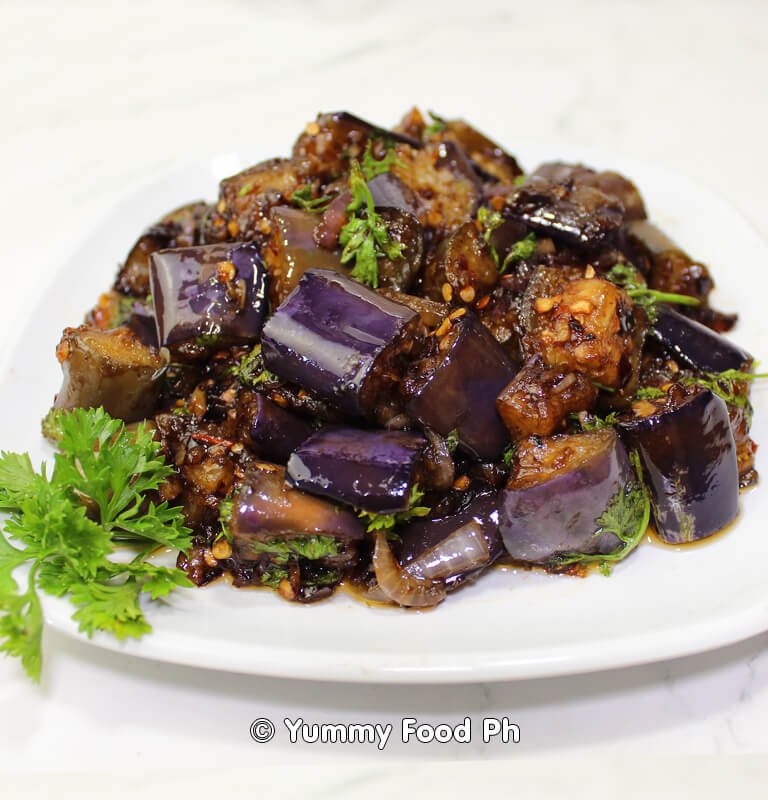 Stir Fry Eggplant In Oyster Sauce Recipe