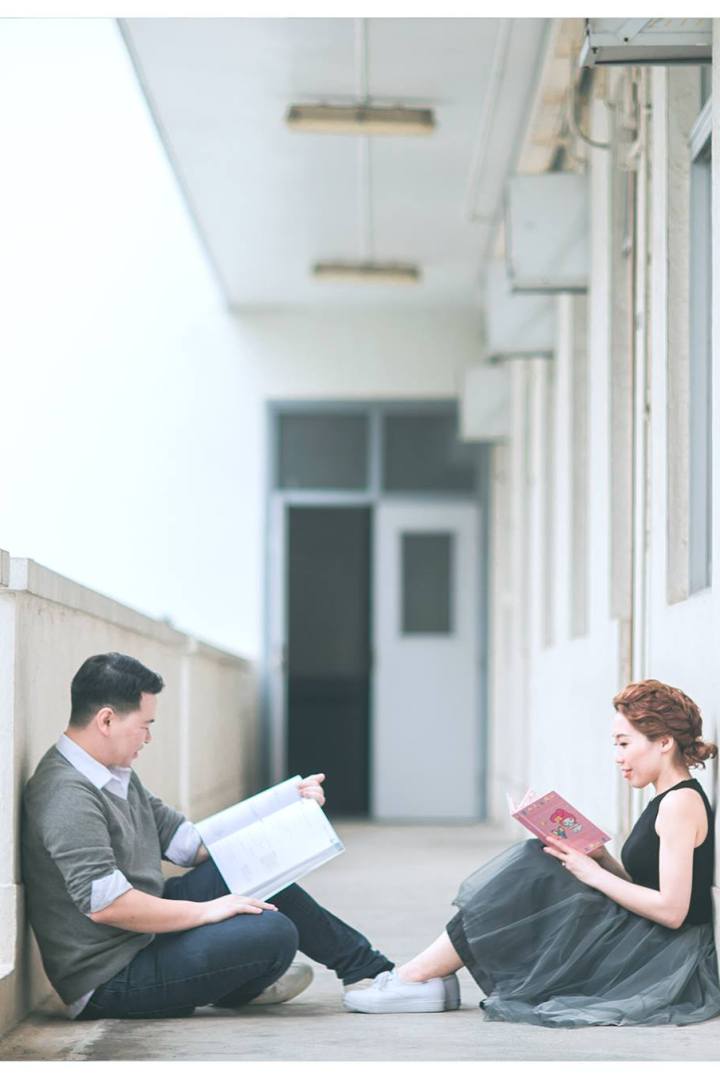 School Themed Engagement Photos Are Perfect For The High School