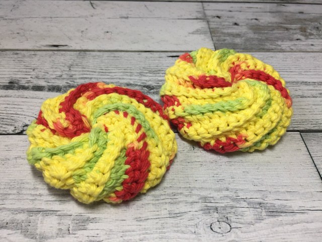 35 Best Crochet Spiral Scrubbie Pattern