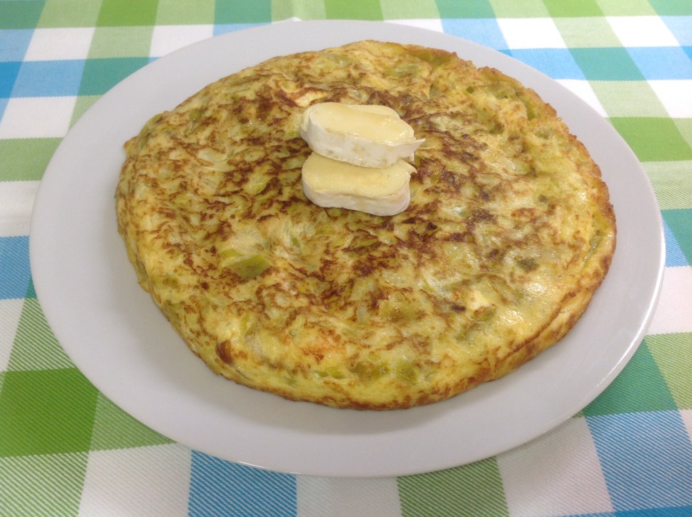 Tortilla De Puerros Y Queso De Cabra Cocina Con Carmele