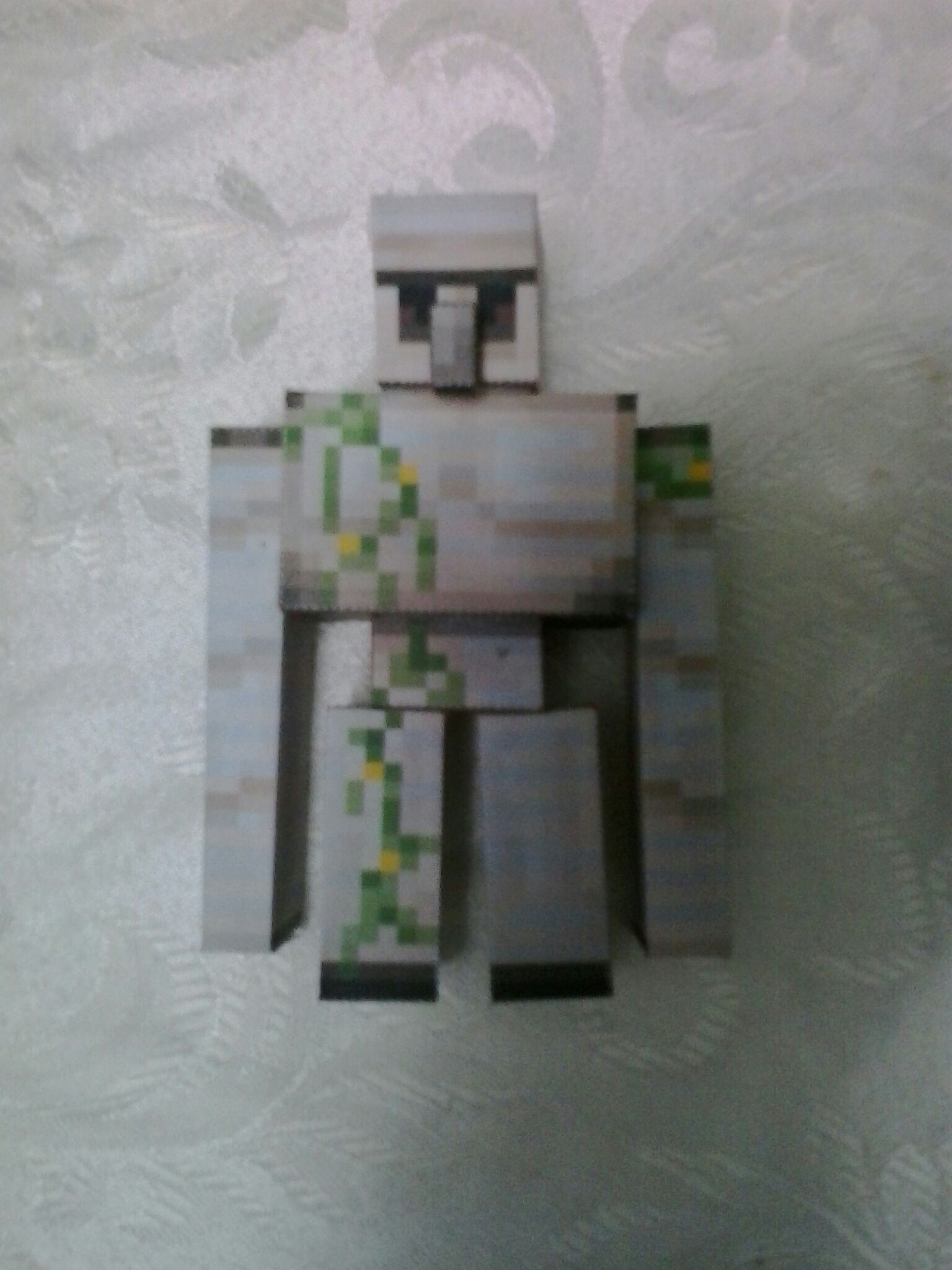 Papercraft Minecraft Movible Iron Golem Minecraft Iron Golem