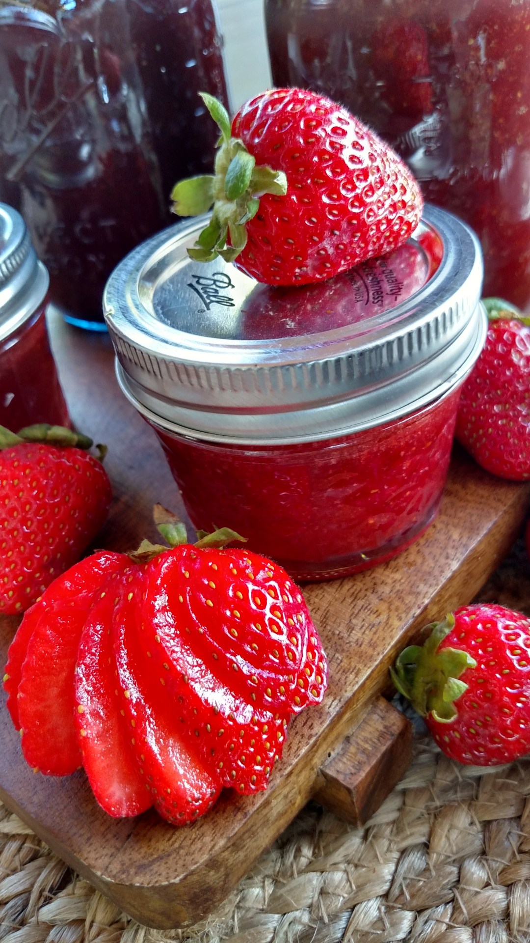 Homemade Strawberry Jam Cookn With Mrs G