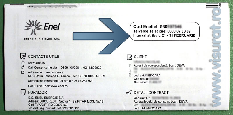 Cod Eneltel Factura Enel 2 Lamar Walsh