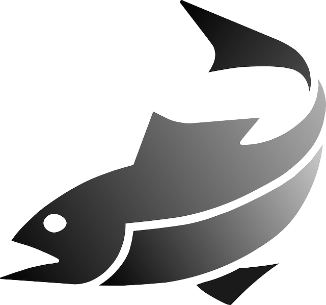 Gambar Ikan Hitam Putih Png Gambar Ikan Laut Bergaris Hitam Dan Putih