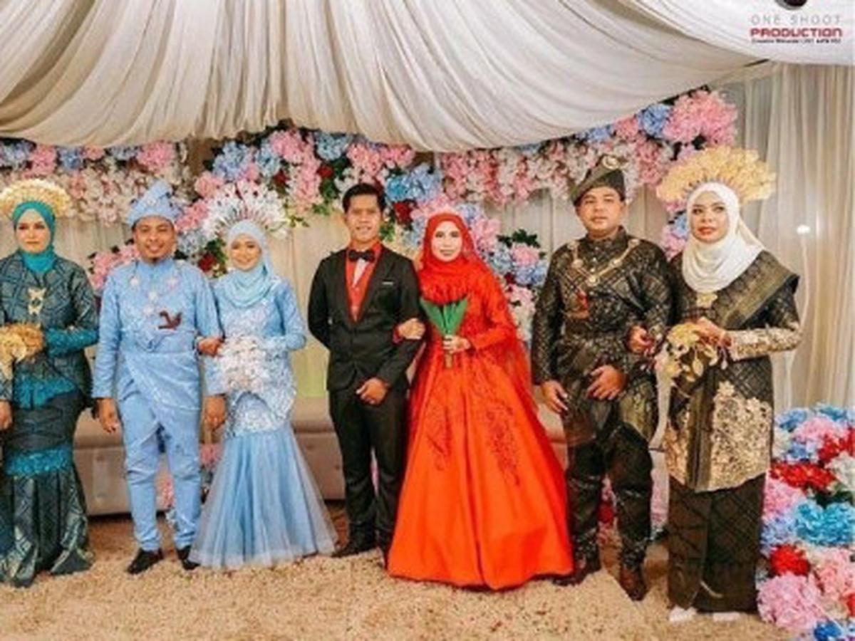 Baju Keluarga Pengantin Hijab 6 Inspirasi Model Baju Seragam Pernikahan Warna Kuning Dan Gold