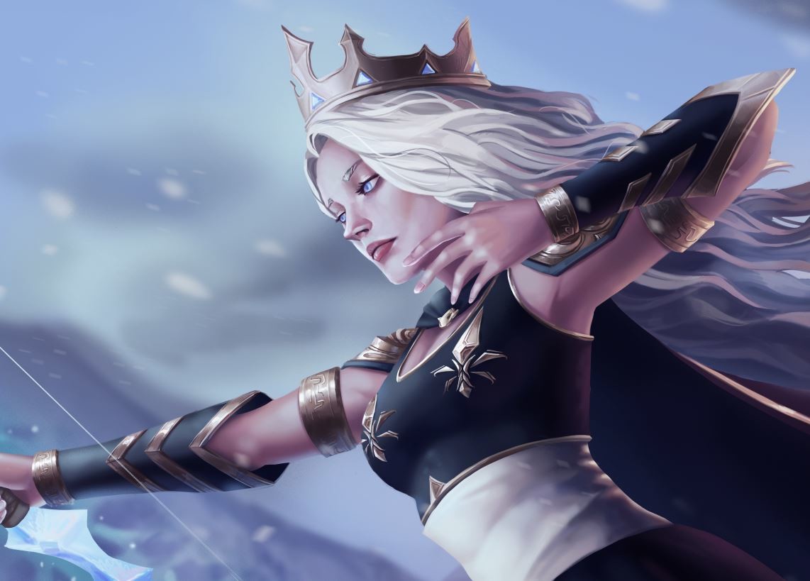 Anime Ashe The Frost Archer League Of Legends Ashe Wallpapers Fan