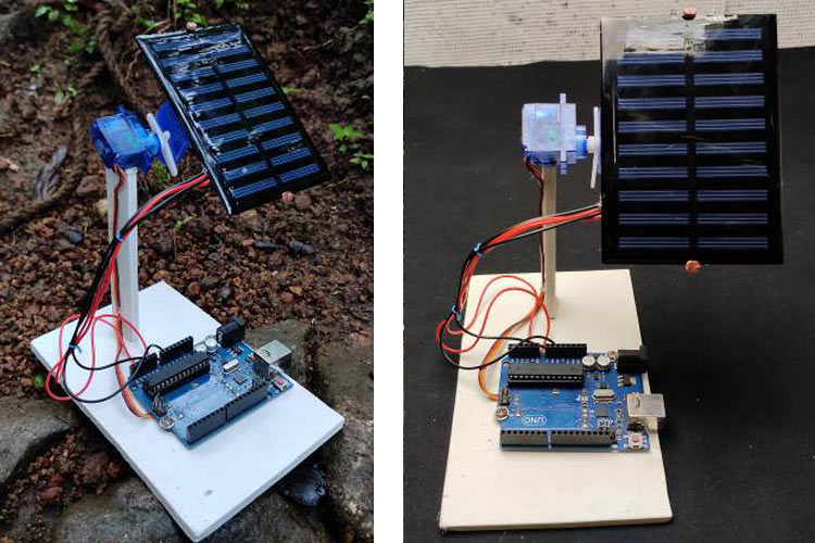 Solar Tracking System Using Microcontroller Circuit Diagram