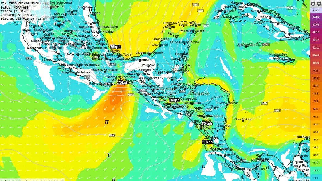 Frente Frío Afecta El Sur De México Y Caribe De Centroamérica Climaya