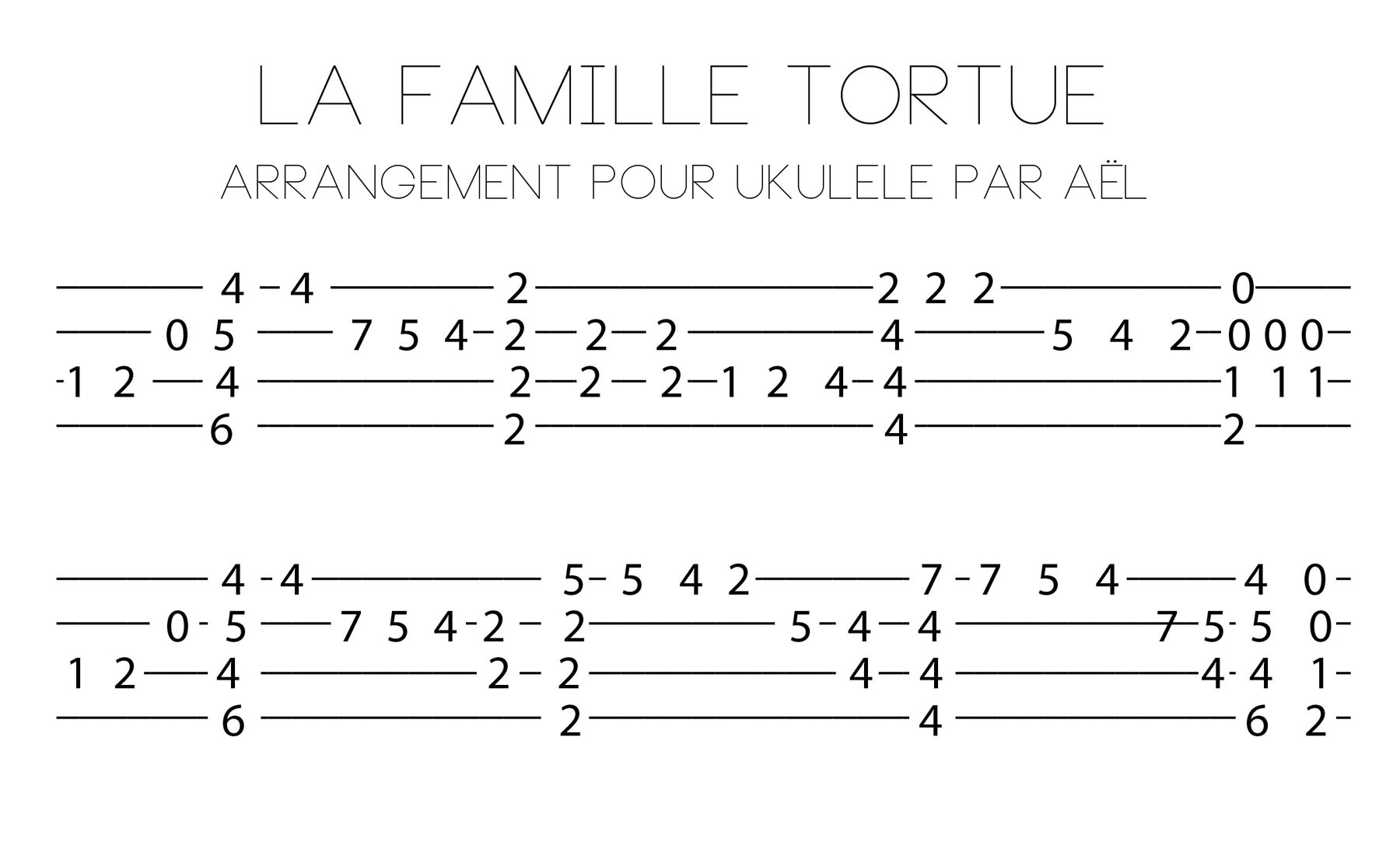 Parole La Famille Tortue Meteor