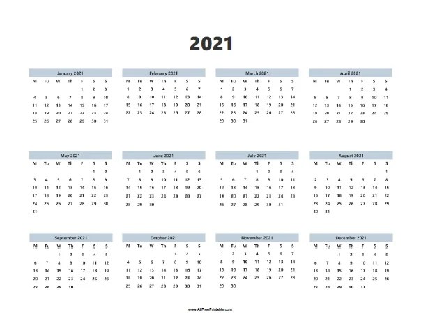 The Best 22 2021 Calendar With Date Boxes Printfree