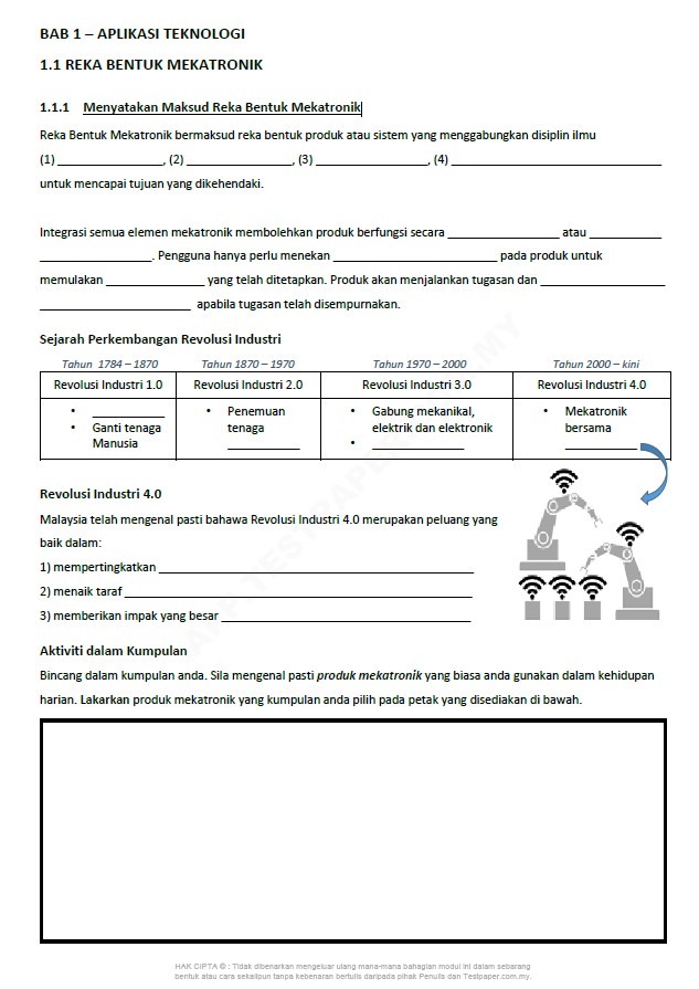 Contoh Projek Brief Rbt Tingkatan 3 Himpunan Rpt Reka Bentuk Dan